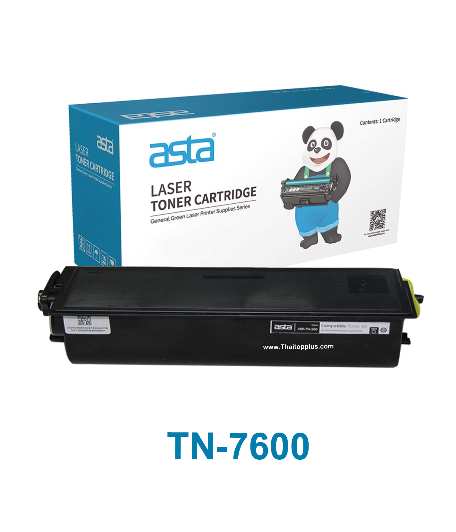 ตลับหมึก Brother TN-7600 (เทียบเท่า) ผลิตใหม่ 100% | รับประกัน 6 เดือน