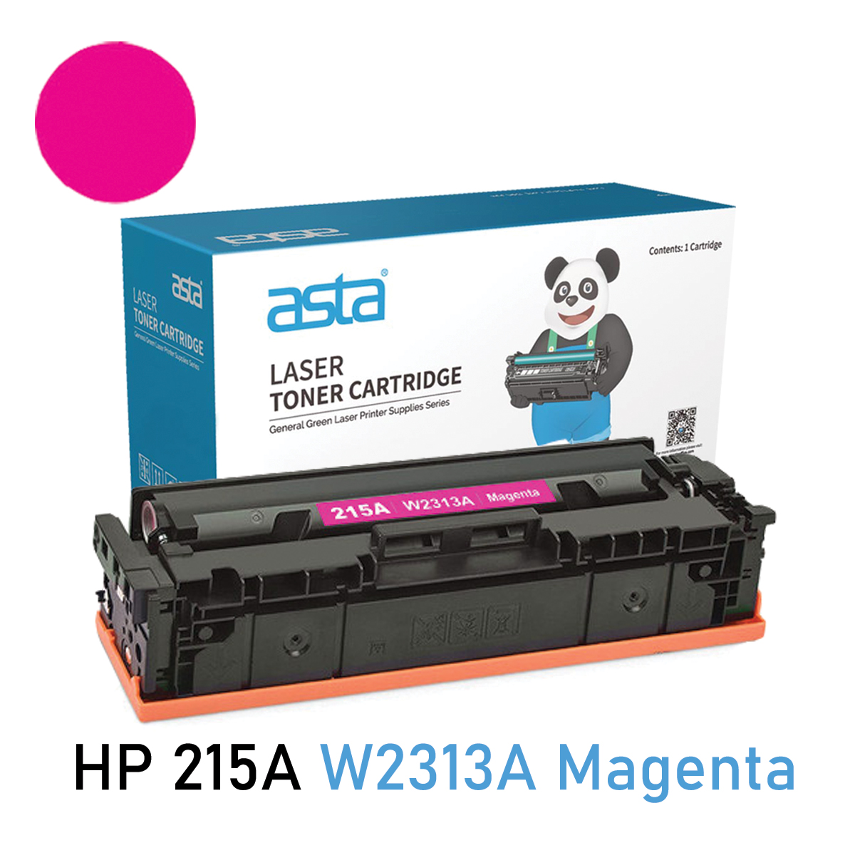 หมึกเทียบเท่า HP 215 A W2313A ตลับหมึกสีชมพู สำหรับ HP Color LaserJet ...